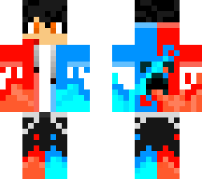 fire water boy | Minecraft Skins