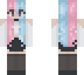 split dye hair | Minecraft Skins