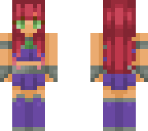 Starfire from Teen Titans | Minecraft Skin