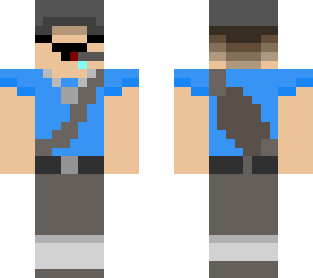 Team Fortress 2 Blu Noob Scout | Minecraft Skin