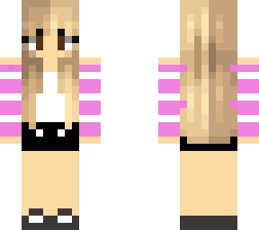 cute beach girl | Minecraft Skin