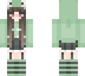 cute froggy girl | Minecraft Skin