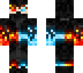 fire and ice | Minecraft Skins