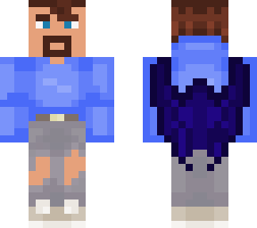 Hbomb Blue bats | Minecraft Skin