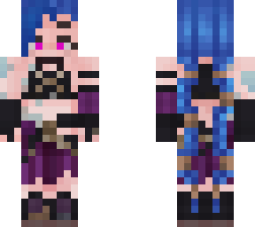 Jinx Arcane | Minecraft Skin