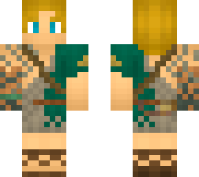 Link (Archaic Tunic) - Tears of the Kingdom - By Wolf40013 | Minecraft Skin