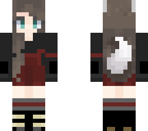 arctic white fox girl