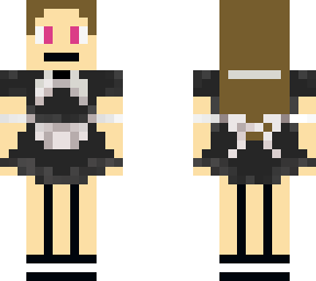 Cute Maid Girl | Minecraft Skin