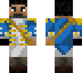 Negan with costume | Minecraft Skin