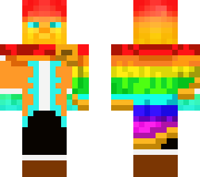 Rainbow Steve | Minecraft Skin