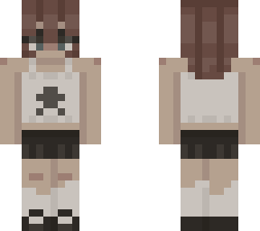 star girl with leg warmers | Minecraft Skin