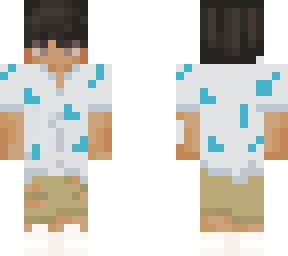 tropical blue deadfear | Minecraft Skin