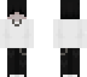 White eboy with chain | Minecraft Skin