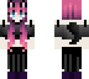 Blackberry Black Meowfia | Minecraft Skin