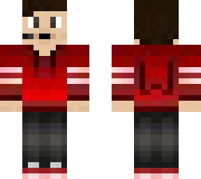 Boy with red clothes | Minecraft Skin