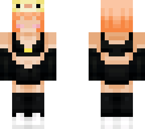 Caprimint Orange Hair | Minecraft Skin