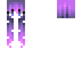 Female HB - Void Purple & Pink Sunset | Minecraft Skin