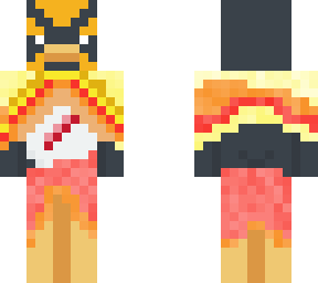 fire emperor pen pen | Minecraft Skin