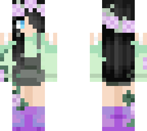 Floral Girl Skin | Minecraft Skin