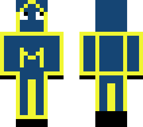 Michigan wolverines fan | Minecraft Skin