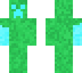 Powered Glow Creeper | Minecraft Skin