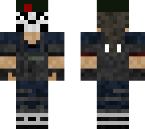 r6 caveira | Minecraft Skin