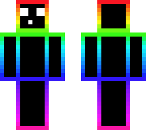 Rainbow Slime Minecraft Skin