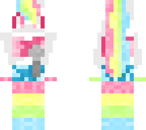 Rainbow Unicorn | Minecraft Skin