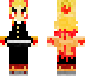 rengoku donut | Minecraft Skins