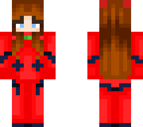 { Asuka Langley } | Minecraft Skin