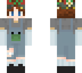 cute enby frog elf | Minecraft Skin