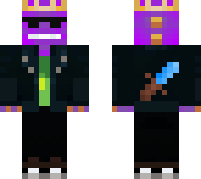 Tuxedo suit outer layer lay out | Minecraft Skin
