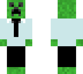 creeper in a suit | Minecraft Skins