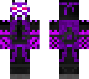 purple oni/ demon final | Minecraft Skin