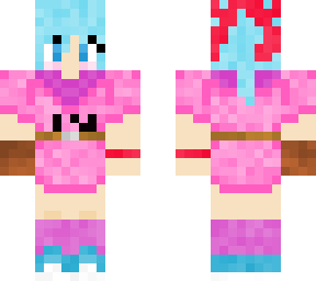 Bulma Dragon Ball | Minecraft Skin