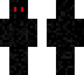 black skin with red eyes | Minecraft Skins