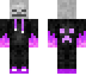 purple skeleton | Minecraft Skins