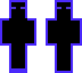 Blue Outline | Minecraft Skin