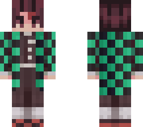 demon slayer tanjiro | Minecraft Skins