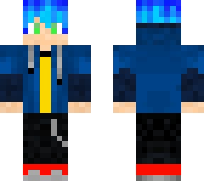 pelo azul | Minecraft Skins