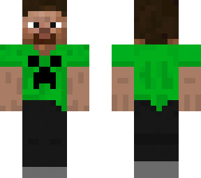 Steve but he loves creepers | Minecraft Skin