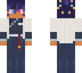 Akito Hirawa Seasonal Hashira | Minecraft Skin