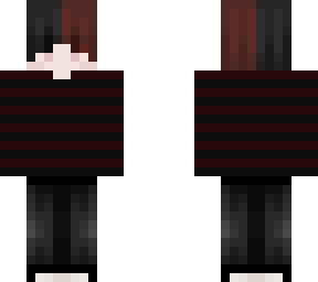 black and red match 2 | Minecraft Skin