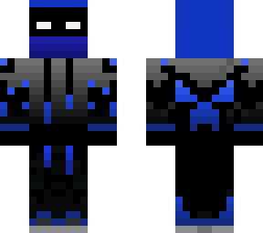 Blue hooded creature | Minecraft Skin