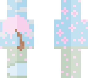 Cherry blossom tree | Minecraft Skin