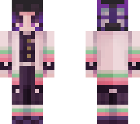 demon slayer| Kocho Shinobu | | Minecraft Skin