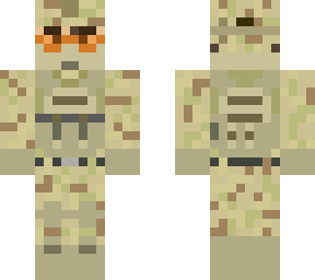 desert soldier | Minecraft Skins