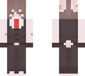 My wife lacey in a suit | Minecraft Skin