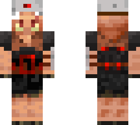 Redstone Piglin | Minecraft Skin