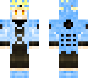 Super Saiyan Blue Naruto | Minecraft Skin
